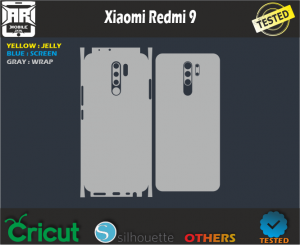 Xiaomi Redmi 9 Skin Vector Template Svg - ARMOBILESKIN