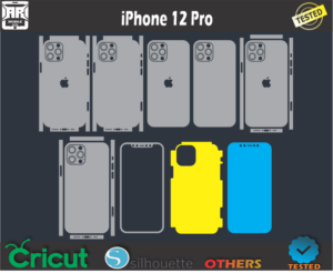 Apple iPhone 12 Pro Skin Template Vector - ARMOBILESKIN