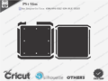 PS4 Slim Skin Template Vector SVG - ARMOBILESKIN