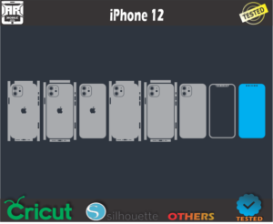 Apple iPhone 12 Skin Template Vector - ARMOBILESKIN