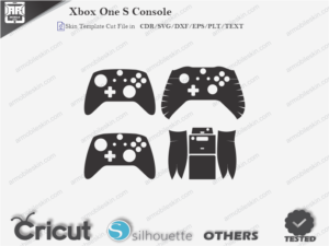Xbox One S Console Skin Template Vector - ARMOBILESKIN