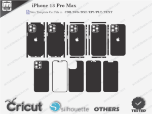 Apple iPhone 13 Pro Max Skin Template Vector - ARMOBILESKIN