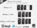 iPhone 14 Bundle Skin Template Vector - ARMOBILESKIN
