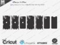 iPhone 14 Plus Skin Template Vector - ARMOBILESKIN