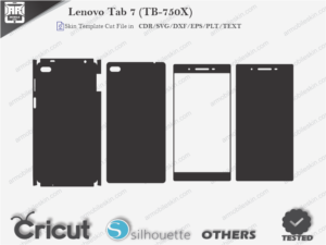Lenovo Tab 7 (TB-750X) Skin Template Vector - ARMOBILESKIN