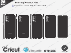 Samsung Galaxy M13 Skin Template Vector - ARMOBILESKIN