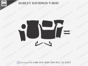 HARLEY DAVIDSON V-ROD (2005 - 2011) PPF Cutting Template - ARMOBILESKIN