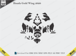 Honda Gold Wing 2020 Wrap Skin Template - ARMOBILESKIN